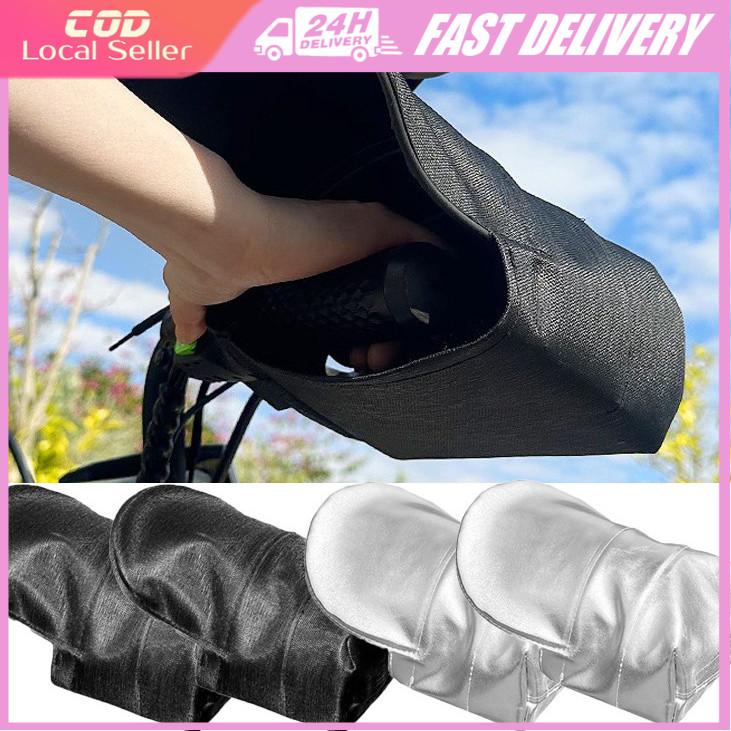 Motorcycle Handlebar Gloves Summer UV Resistant Hand Cover Insulation ...
