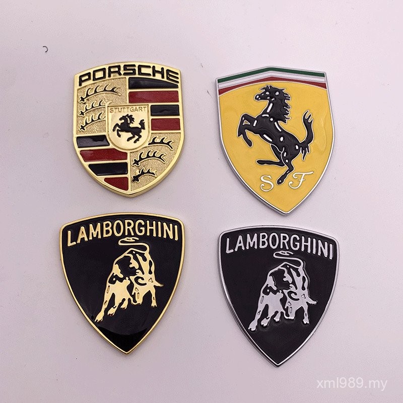 Auto Labeling Bumper Stickers Standard Ferrari Bumper Stickers Metal ...