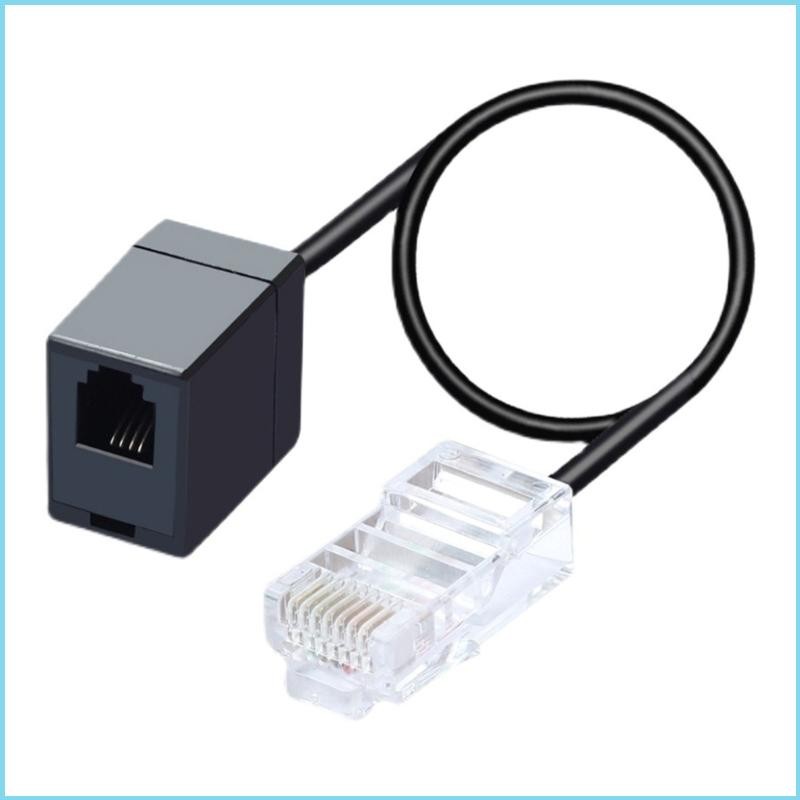 RUN RJ45 To RJ11 Adapter Cord Ethernet RJ45 Male To Telephone RJ11 ...