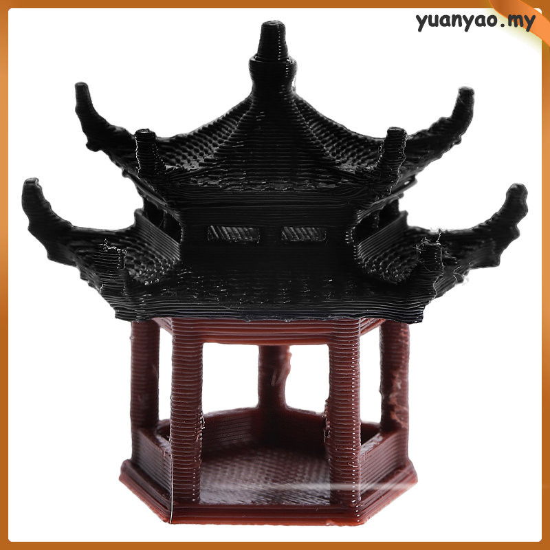 Landscape Zen Garden Pagoda Decor Japanese Mini Pavilion Chinese Asian ...
