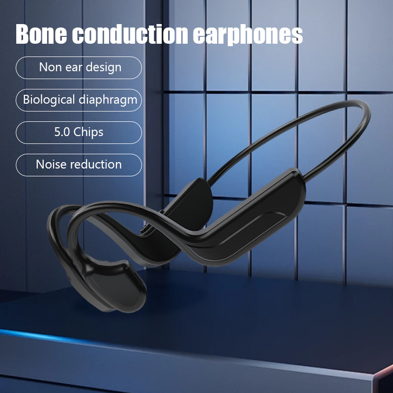 Bone Conduction 5.3 Bluetooth Headset Esports Games Wireless Earphones ...