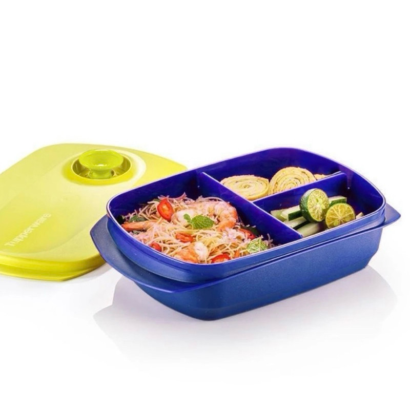 Tupperware reheatable divided lunch box (1pc) 1L | Shopee Malaysia