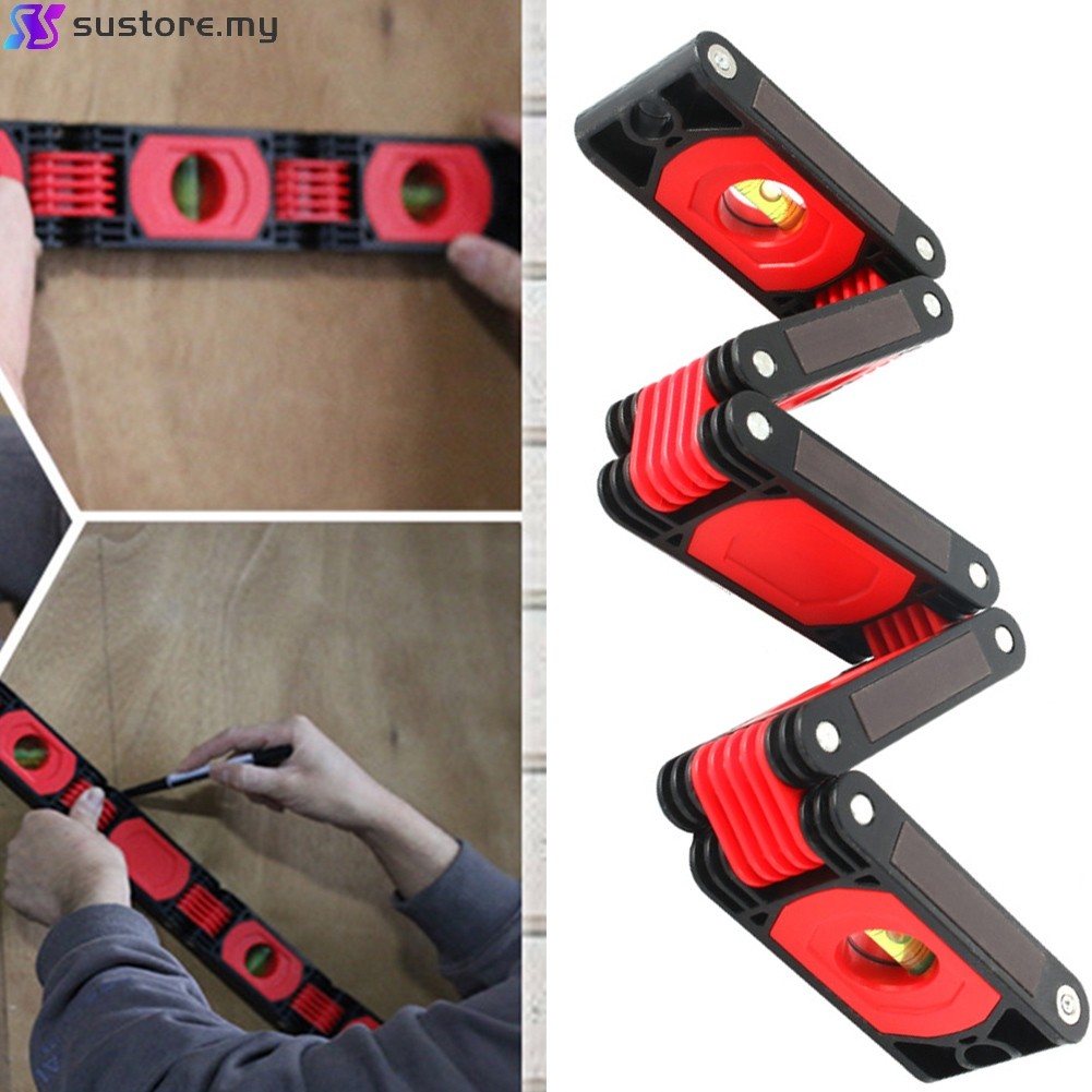 [Super] Multifunctional Folding Level Ruler Multi-Angle Hinged Corner ...