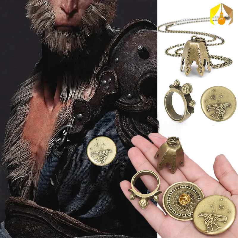 Sun Wukong Gaming Peripheral Souvenirs- Black Myth Wukong Game Rings ...