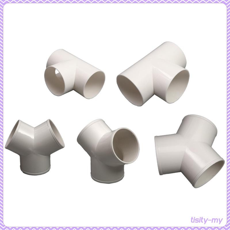 [TisityMY] Tee PVC Pipe Fitting Exhaust Ducts Shed Pipe Fittings 3 Way ...