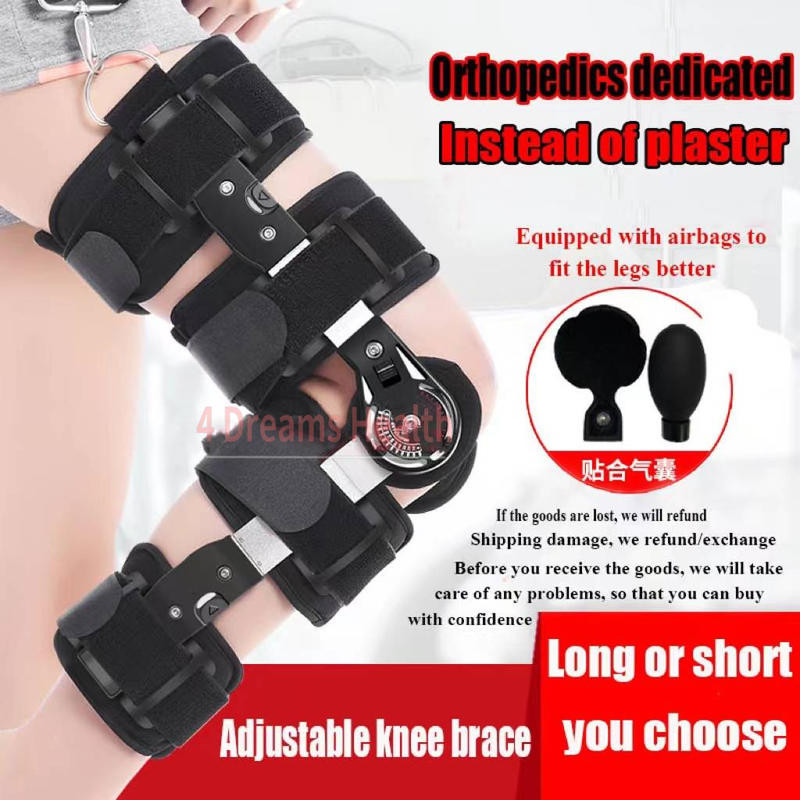 Leg brace/Knee Brace Adjustable ROM Stabilizer Knee Brace Adjustable ...