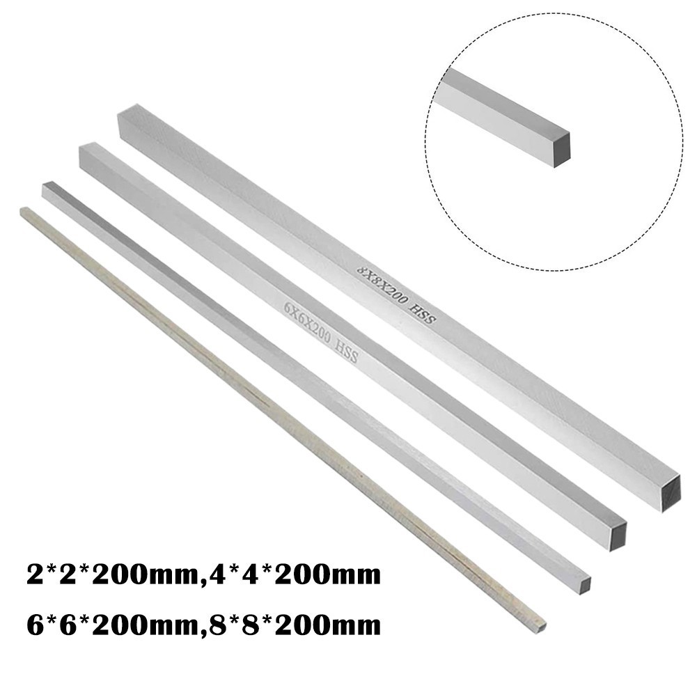 [Super] White Steel Bar CNC Lathe Tools HSS Square Steel Bar 200mm for ...