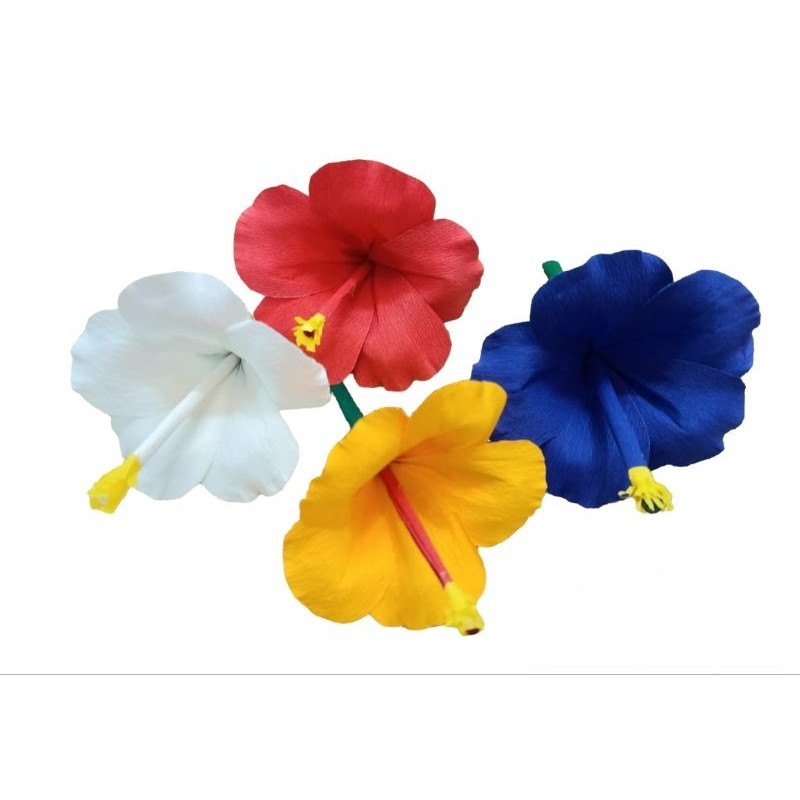 Bunga Raya Merdeka / Hibiscus Flower / Hair Clips Girls Headwear ...