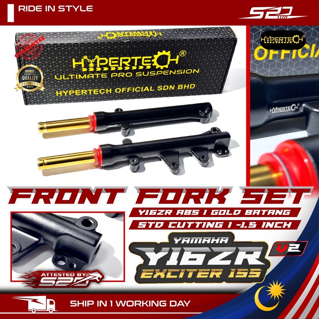 Front Fork Set HYPERTECH Y16 ABS V2 Ultimate STD Standard Cutting Fork ...