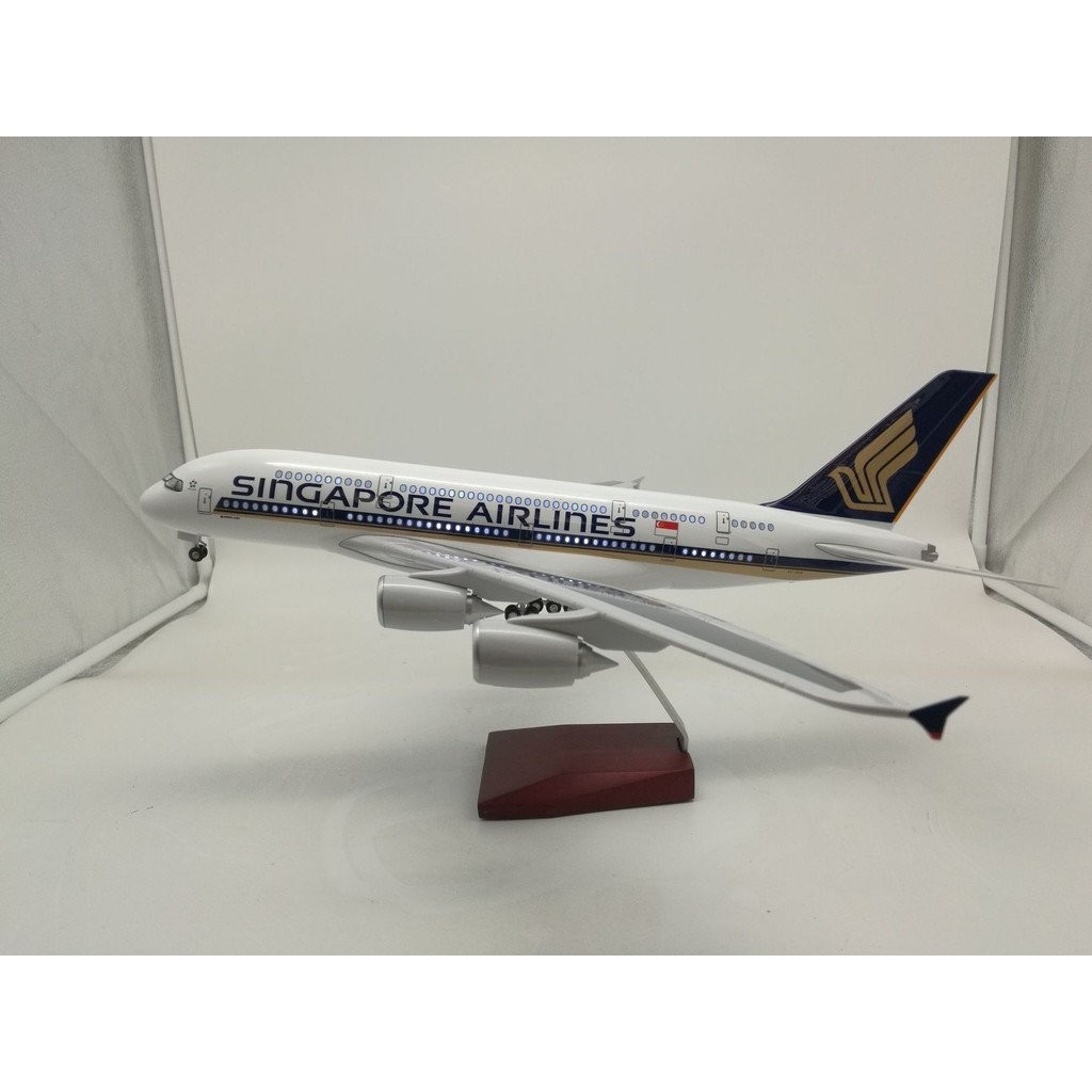 Large Simulation Airplane Model Upgraded Version with Wheels with LED ...