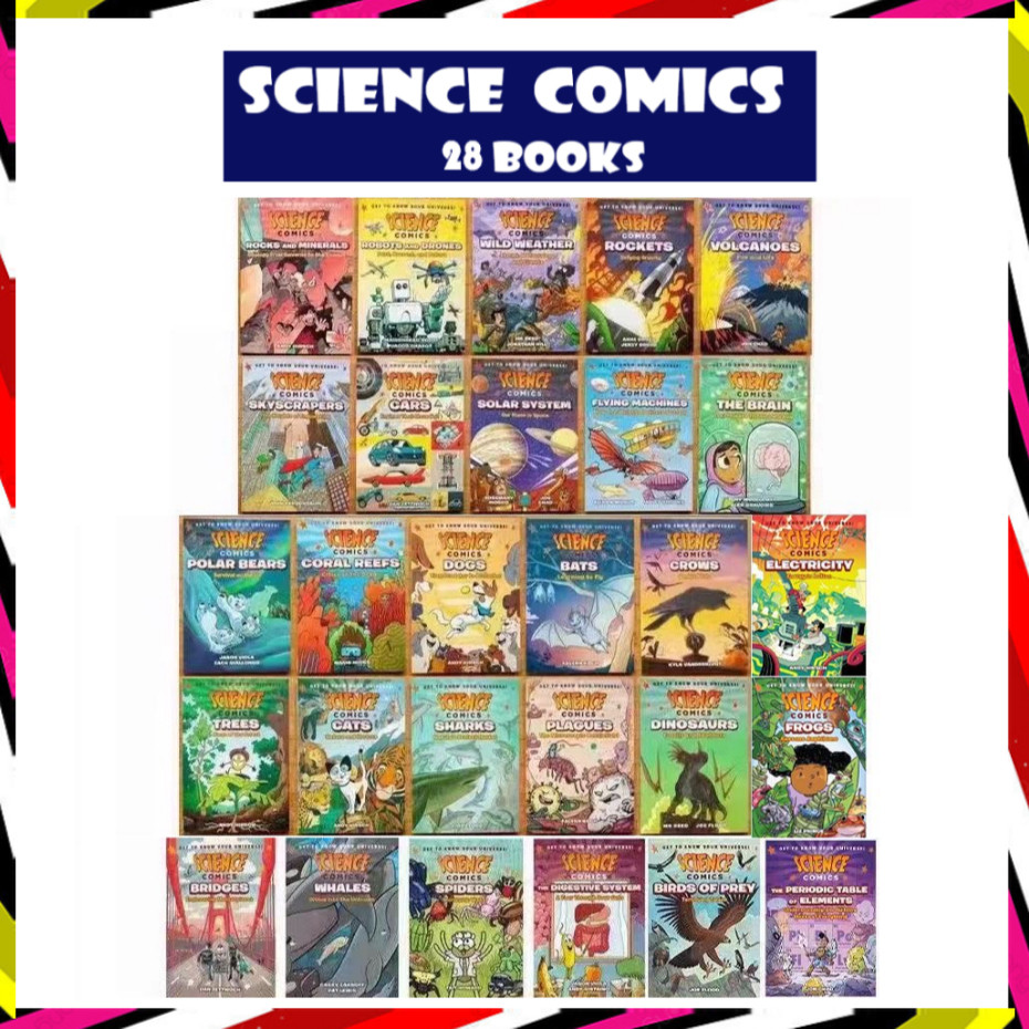 【Science Comics】【 29 books 】🔥🔥 Science Comics Series 100 Things to Know ...