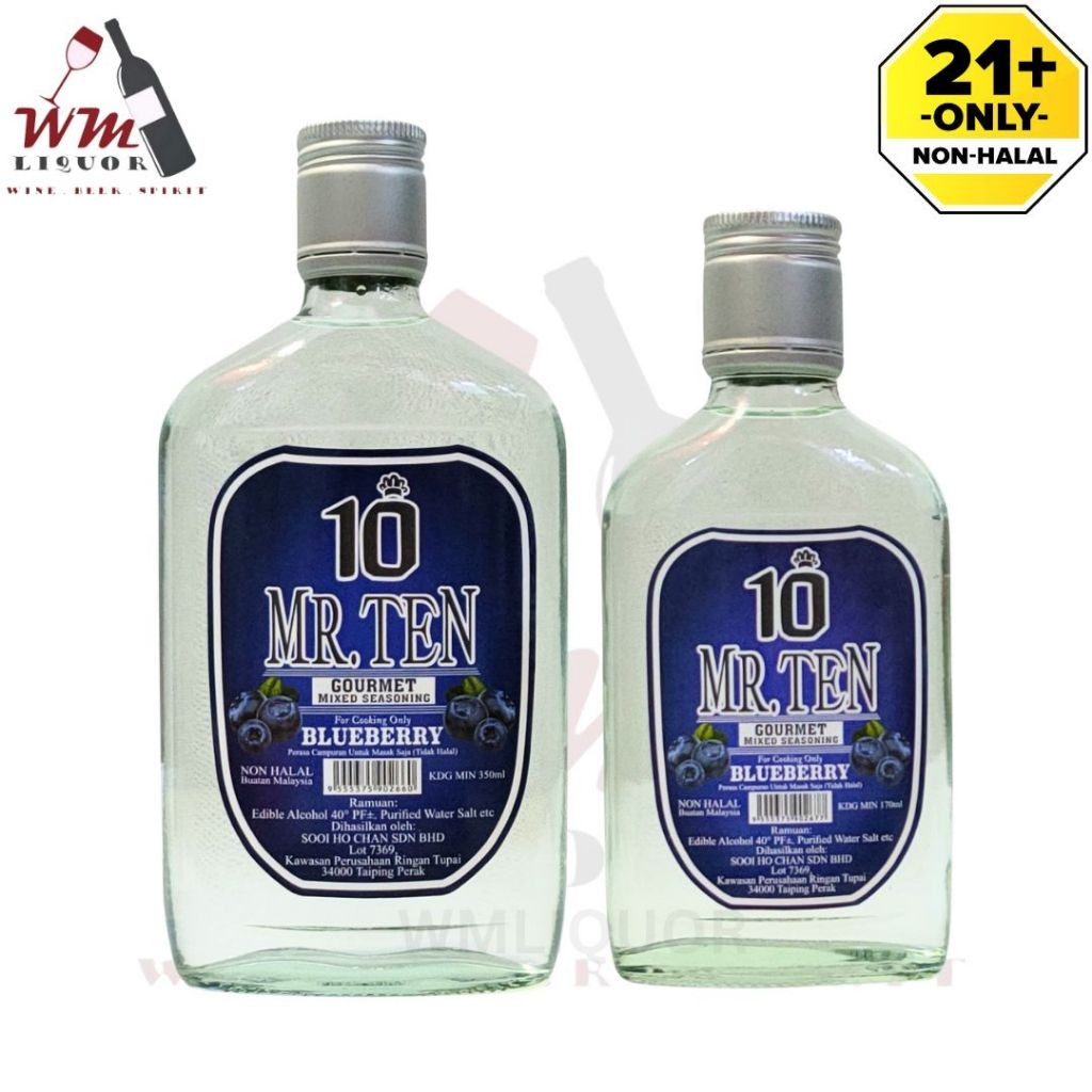 MR TEN Blueberry ( 170ml / 350ml ) | Shopee Malaysia