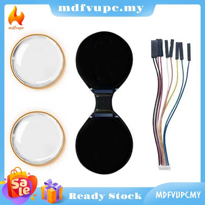 [mdfvupc] 0.71 Inch Electronic EYE Round Double LCD Display Dual Screen for Arduino Raspberry Pi ...