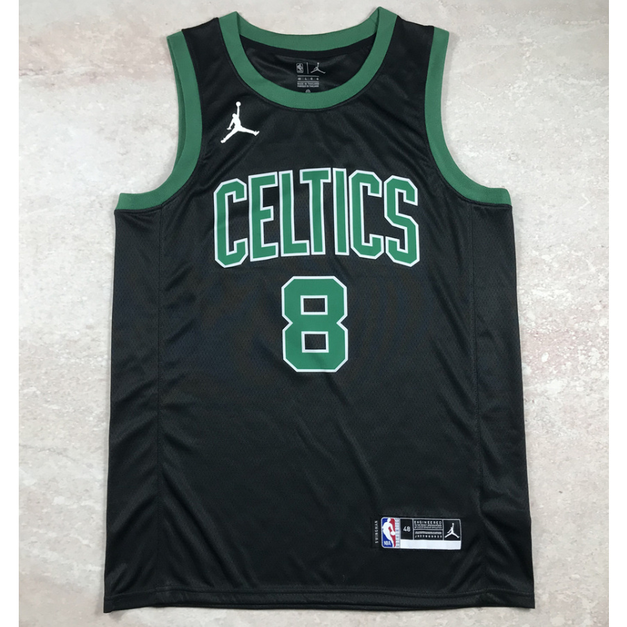 2024 new NBA men’s Boston Celtics #8 Kristaps Porzingis hot heat ...