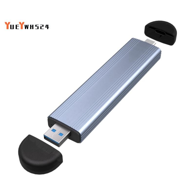 M.2 SSD Case M.2 to USB 3.1 Gen 2 10Gbps Dual Interface Inline NGFF ...
