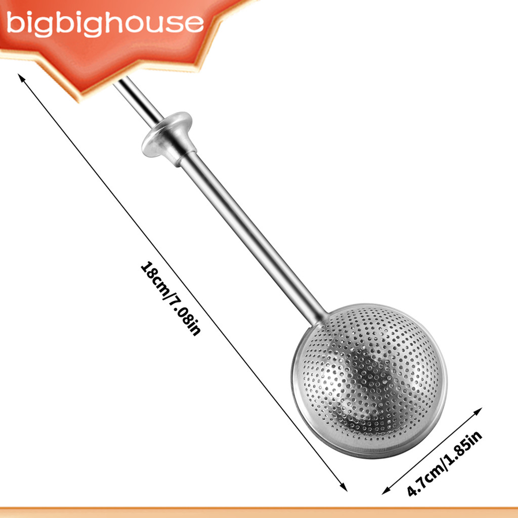 1/2/3/5 Tea Infuser Stainless Steel Ball Mesh Leaf Sieve Strainer Long ...
