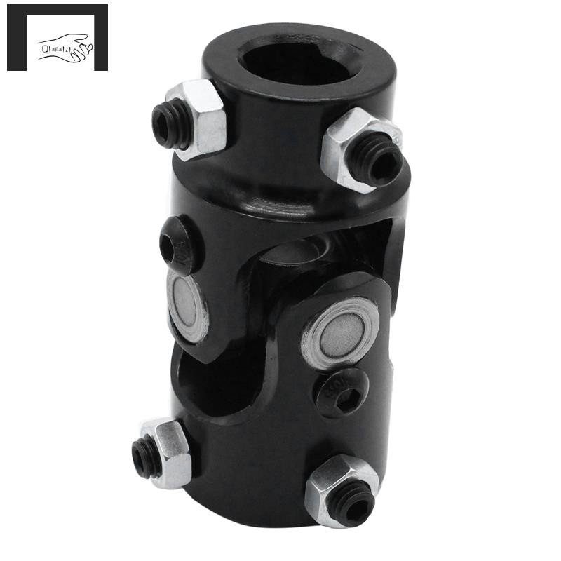 1Inch DD x 3/4Inch DD Black Universal Steering Shaft U Joint Coupler ...