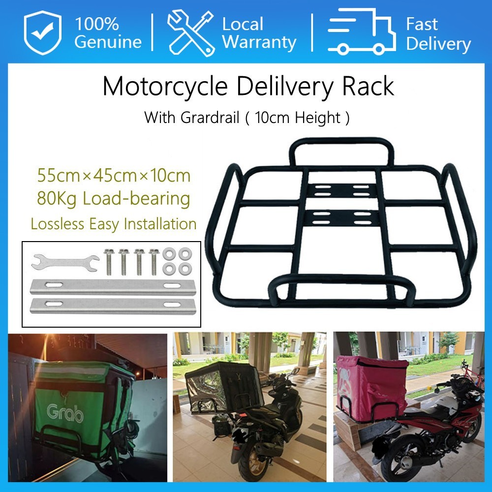 Motorcycle Delivery Rack With Guardrail Tailstock Delivery Rack ...