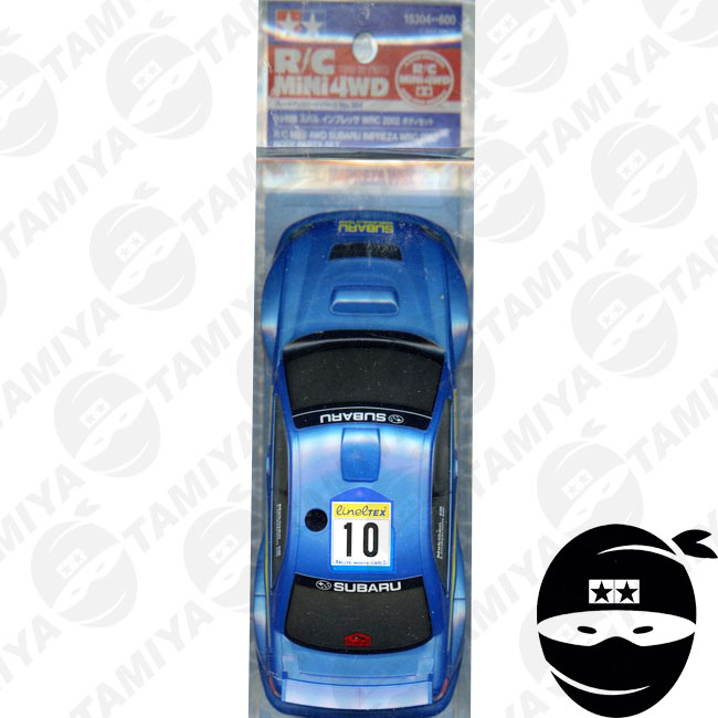 Tamiya mini 4wd 15304 RC Series Subaru Impreza WRC 2002 Body parts Set ...