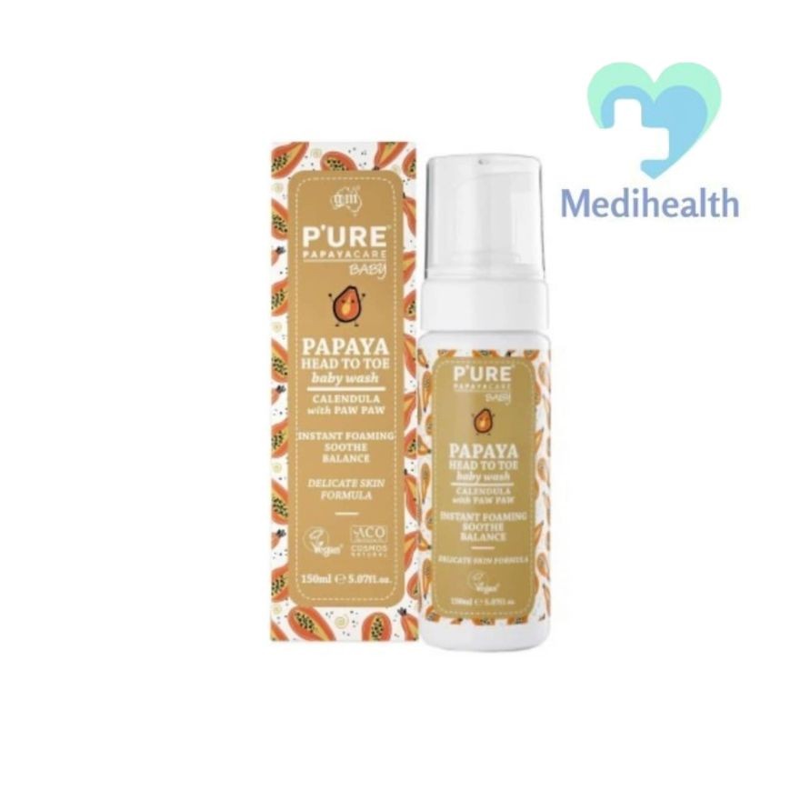 [EXP2/25]Pure Papaya Care Baby Papaya Head To Toe Baby Wash (150ML ...
