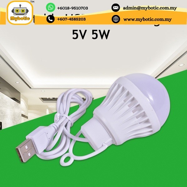 DC5V 5W USB LED Night Lights, Portable USB LED Bulb Light | Shopee Malaysia