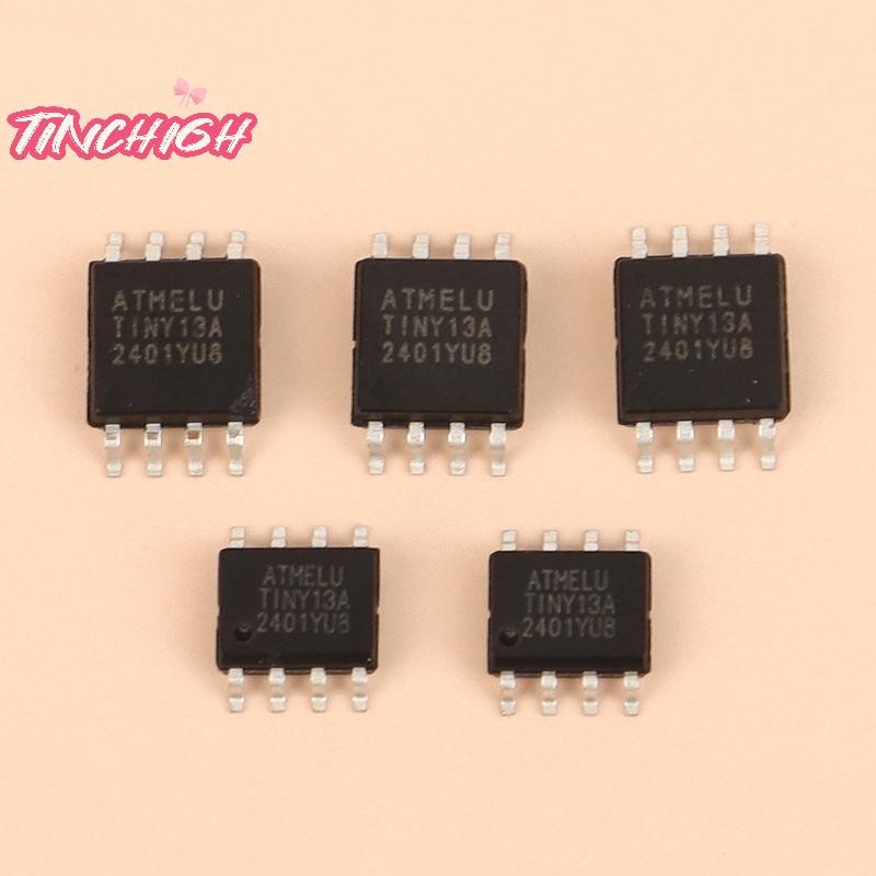 [TinchighM] 5PCS 100% New ATTINY13A-SU ATTINY13A-SSU Black Microcontroller IC Chip SOP-8 Chipset ...