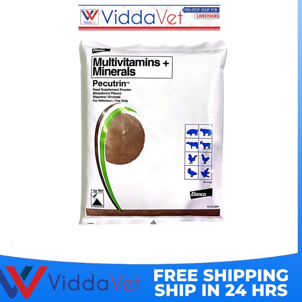 1 kg orig packaging Elanco Pecutrin Multivitamins + Minerals Feed ...