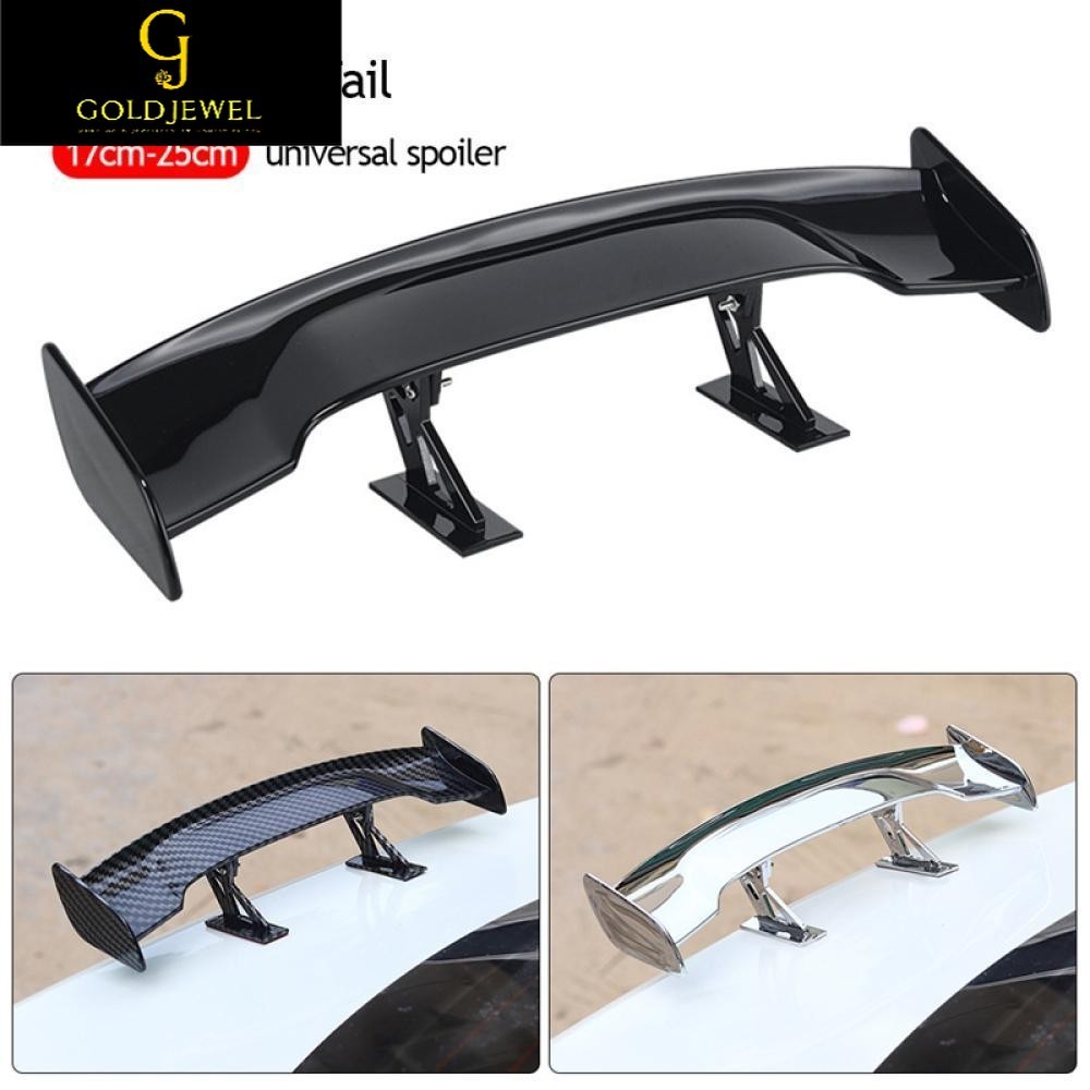 [MJ] Universal Car Mini Tail Wing Carbon Fiber Look Mini Modified Tail ...