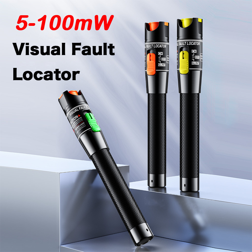 Visual Fault Locator 5 to 100mW VFL Metal Fiber Optic Cable Test Tool ...