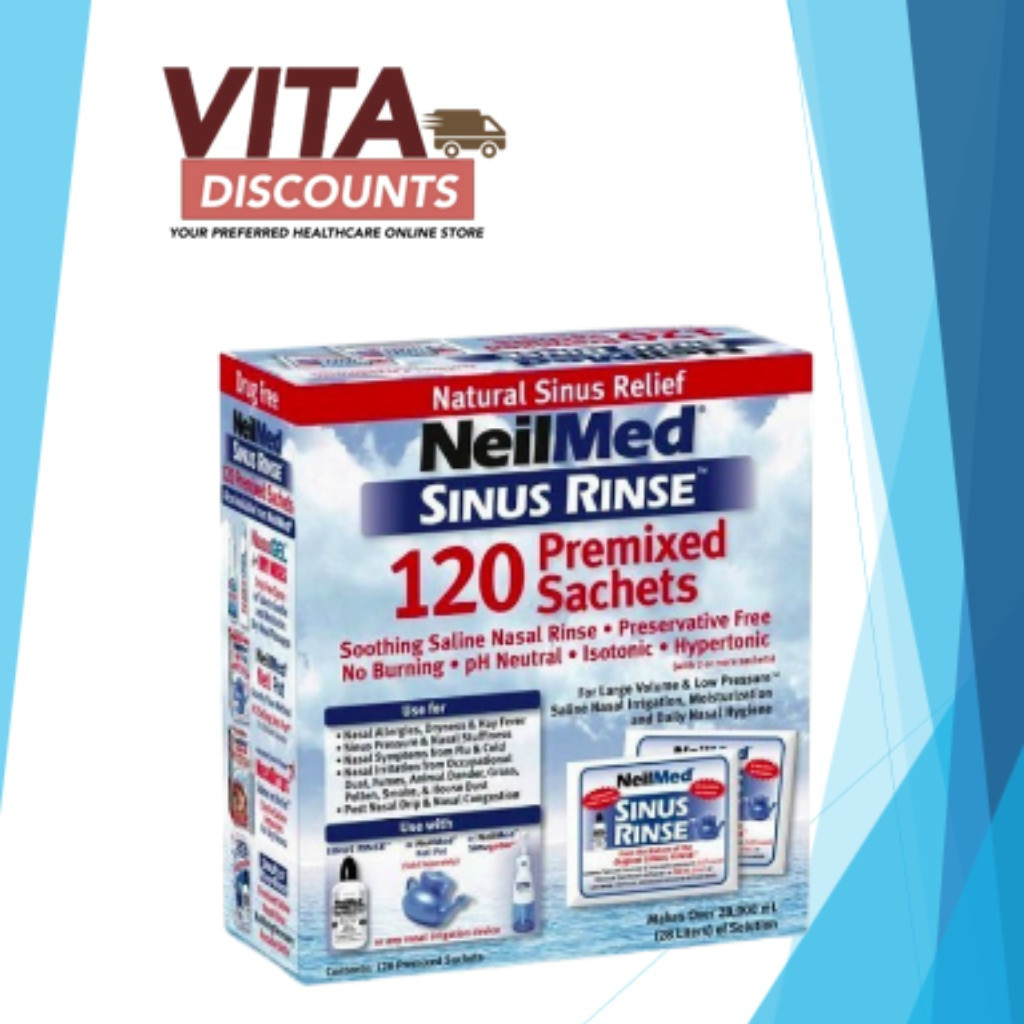 NEILMED SINUS RINSE SACHETS ADULT 120S EXP07/2026 | Shopee Malaysia