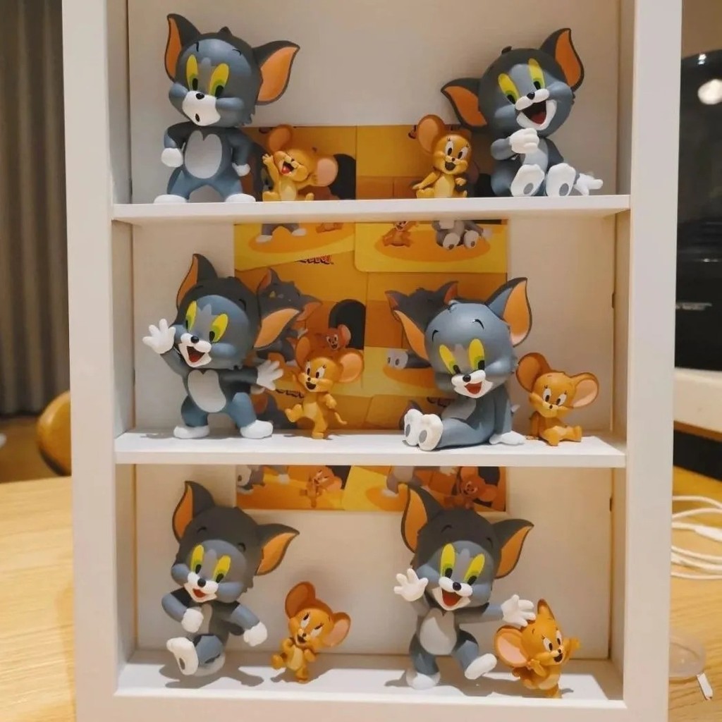 Tom and Jerry Cheese Figurine Plush Toy Tom Jerry Mouse Car Decoration ...