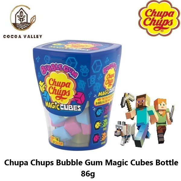 Chupa Chups Bubble Gum Magic Cube Bottle 86g | Shopee Malaysia