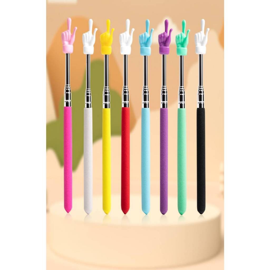 Stainless steel whiteboard pointer for hand teachers, collapsible and ...