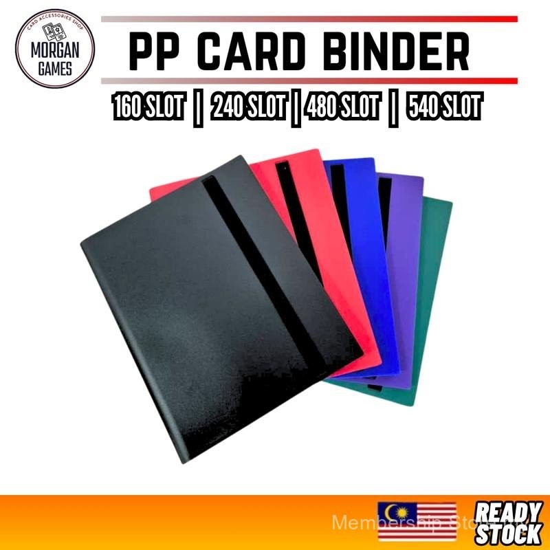 【Morgan Games】[Sedia Stok] PP Trading Card Binder / Album Kad Pokemon ...