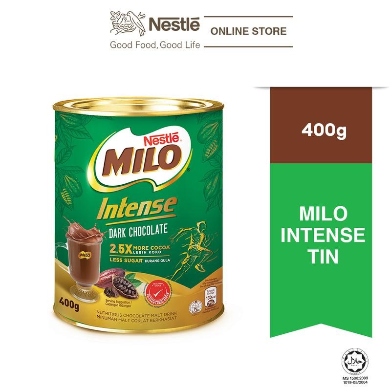 NESTLE MILO® Intense Dark Chocolate Tin (400g) | Shopee Malaysia