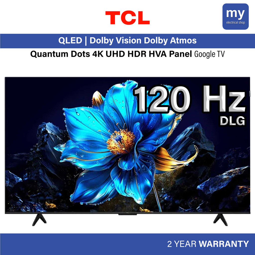 TCL QLED Google TV Special Model 55 65 75 inch 4K UHD HDR 120HZ DLG ...