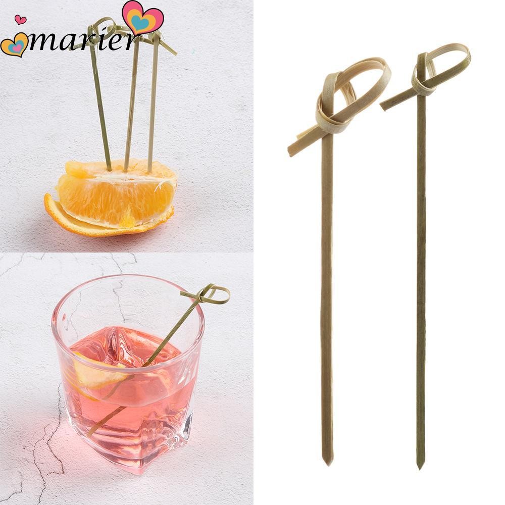 MARIER 100pcs Cocktail Picks Disposable Bar Tool Party Decoration Fruit ...