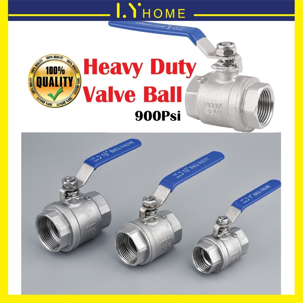 Stainless Steel Heavy Duty Ball Valve SUS 304 Ball Valve | Shopee Malaysia