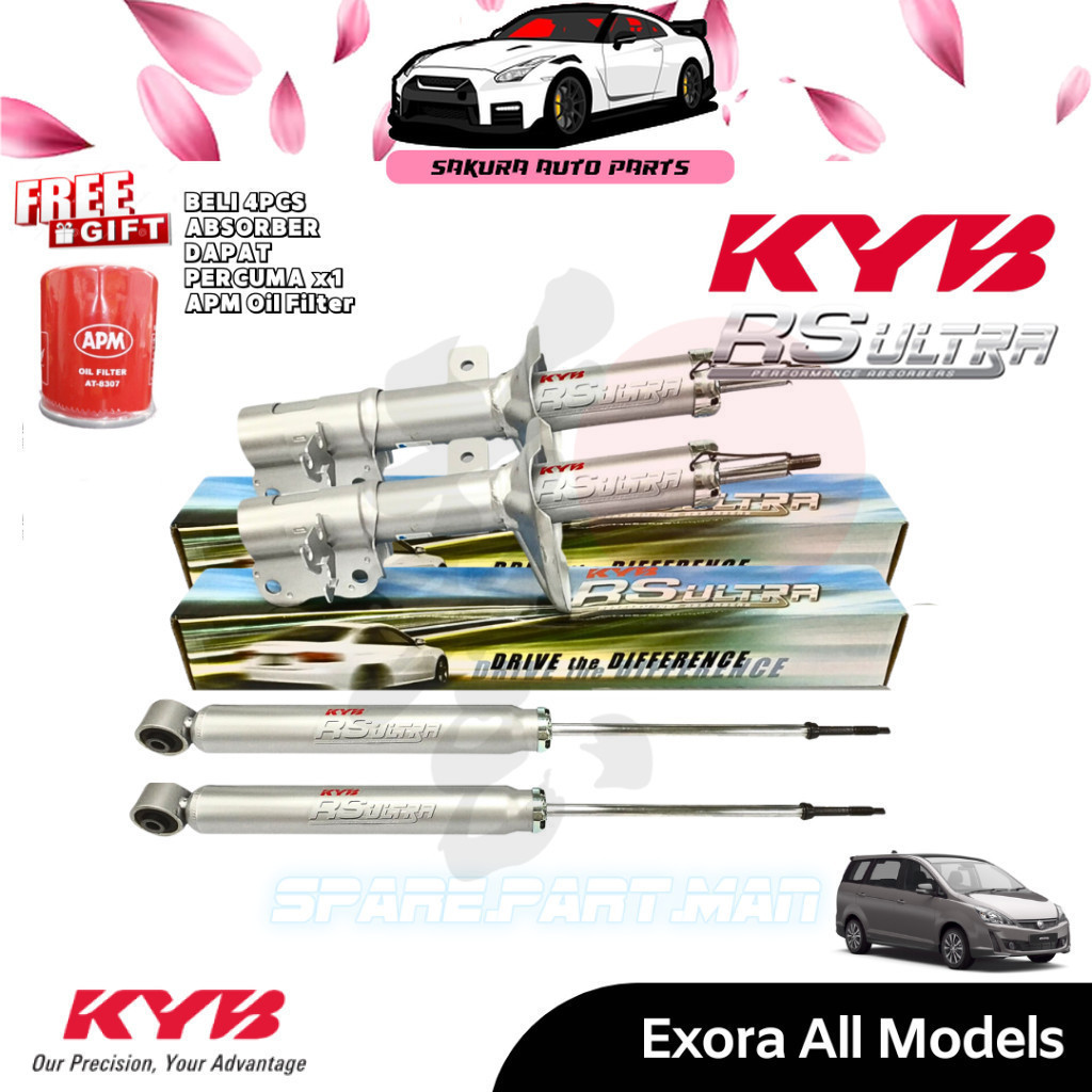 Kayaba KYB RS ULTRA Proton Exora Heavy Duty Absorber With Boot ...
