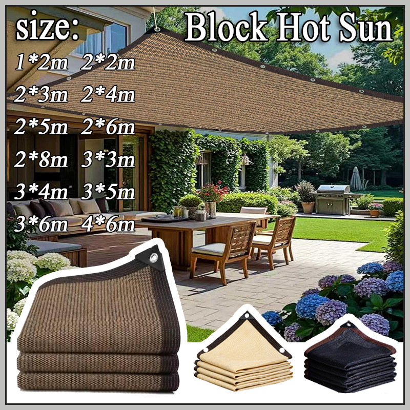 Sun Shade Net Anti-UV 97% Sunshade Shading Net for Outdoor Pool Graden ...