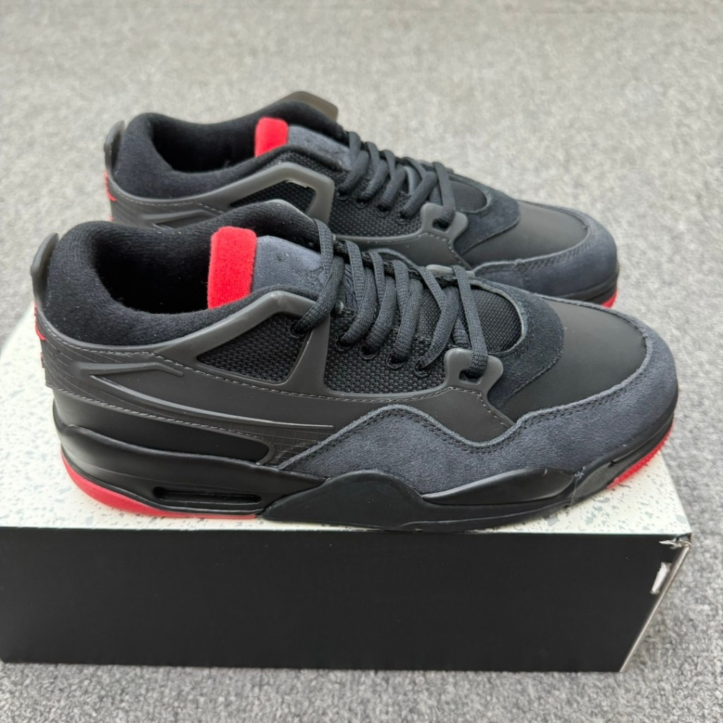 Air Jordan 4 RM "Bred" Black Red aj4 Jordan 4th Generation aj4 Jordan 4 ...