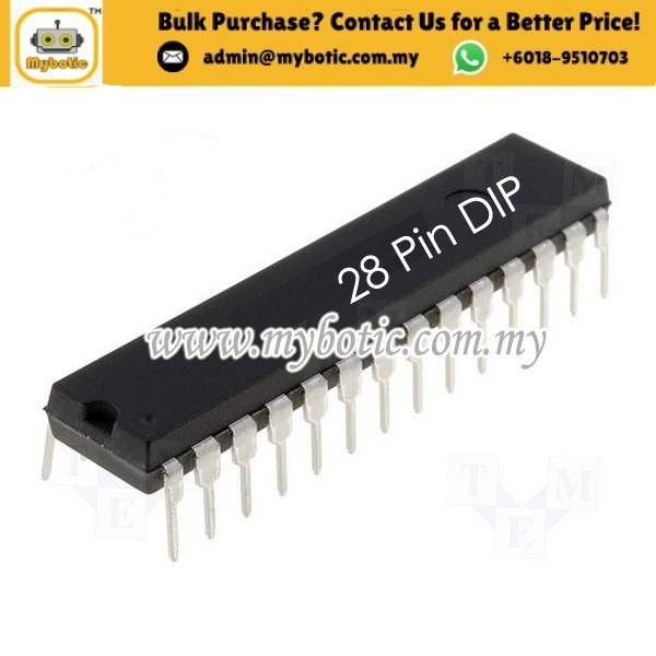 IC ATMEGA328 ATMEGA328P-PU MICROCONTROLLER, IC FOR ARDUINO UNO WITH BOOTLOADER | Shopee Malaysia