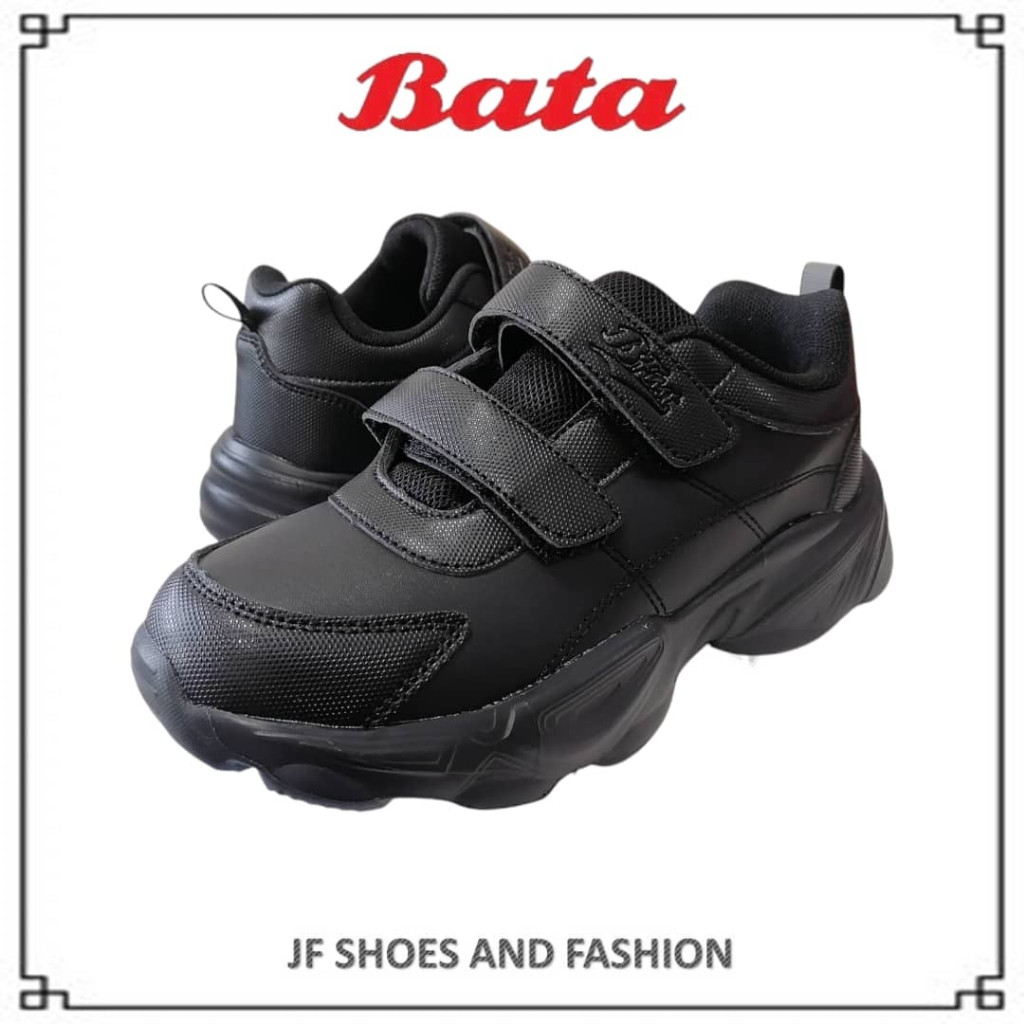 BATA B-FIRST Black School Shoes Two Straps - 389/589-6171 Ultra Light ...