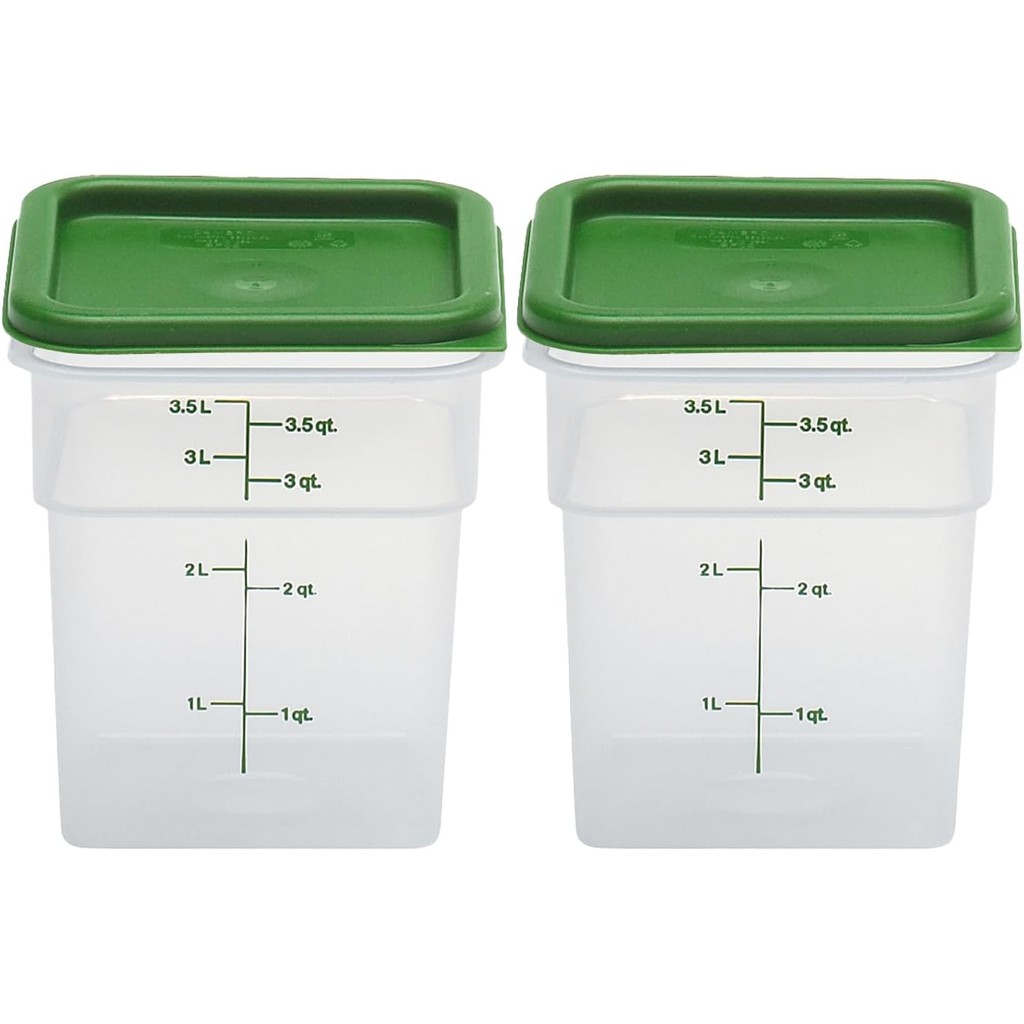 Cambro Food Storage Container with Lid (Microwave Safe and BPA-Free ...