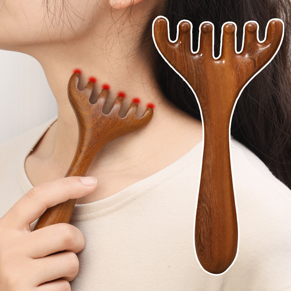 Hair Comb - Body Meridian Massage Scalp Comb - Massage Comb, Gua Sha ...