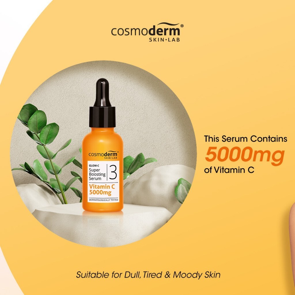 COSMODERM Glow-C Super Boosting Serum (15ml) | Shopee Malaysia