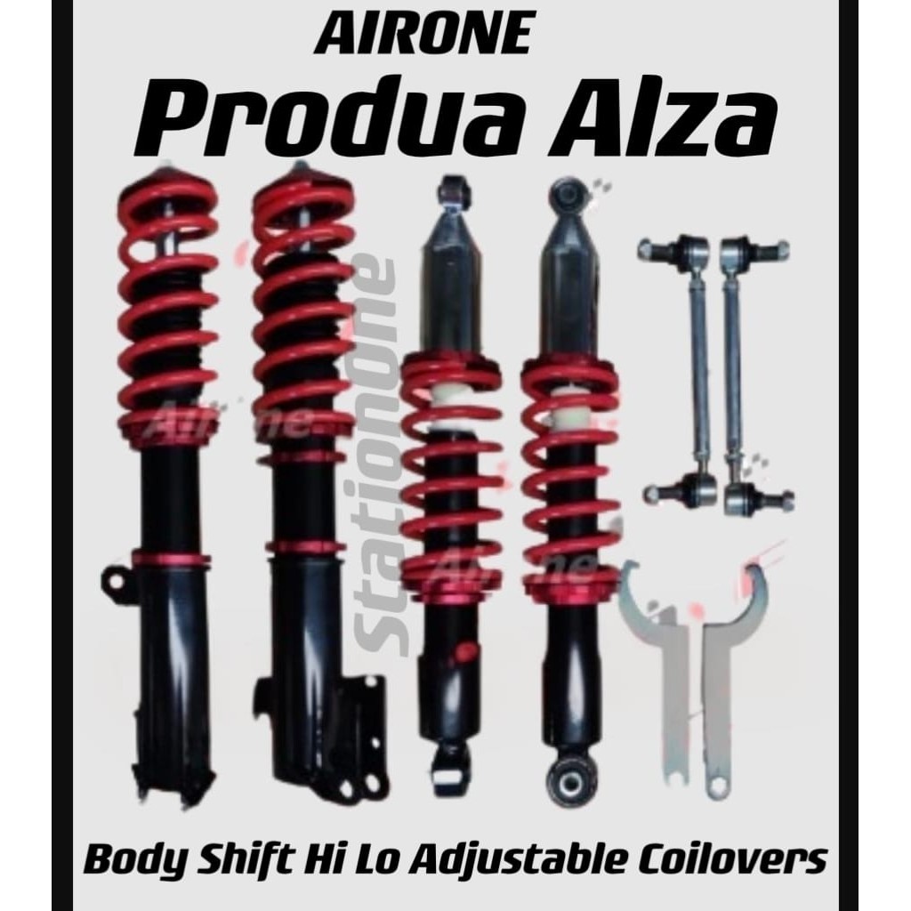 Perodua Alza Adjustable Absorber Hi-Lo Bodyshift Damping Soft Hard ...