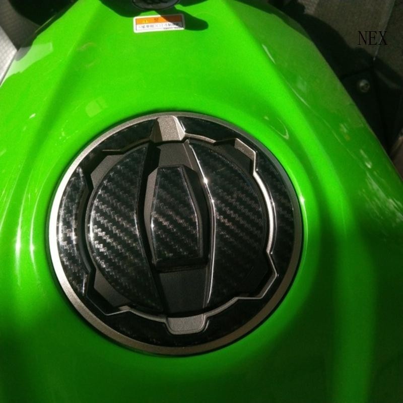 NEX Carbon Fiber Fuel for Tank Caps Decal Sticker for Z900 Z400 Ninja ...