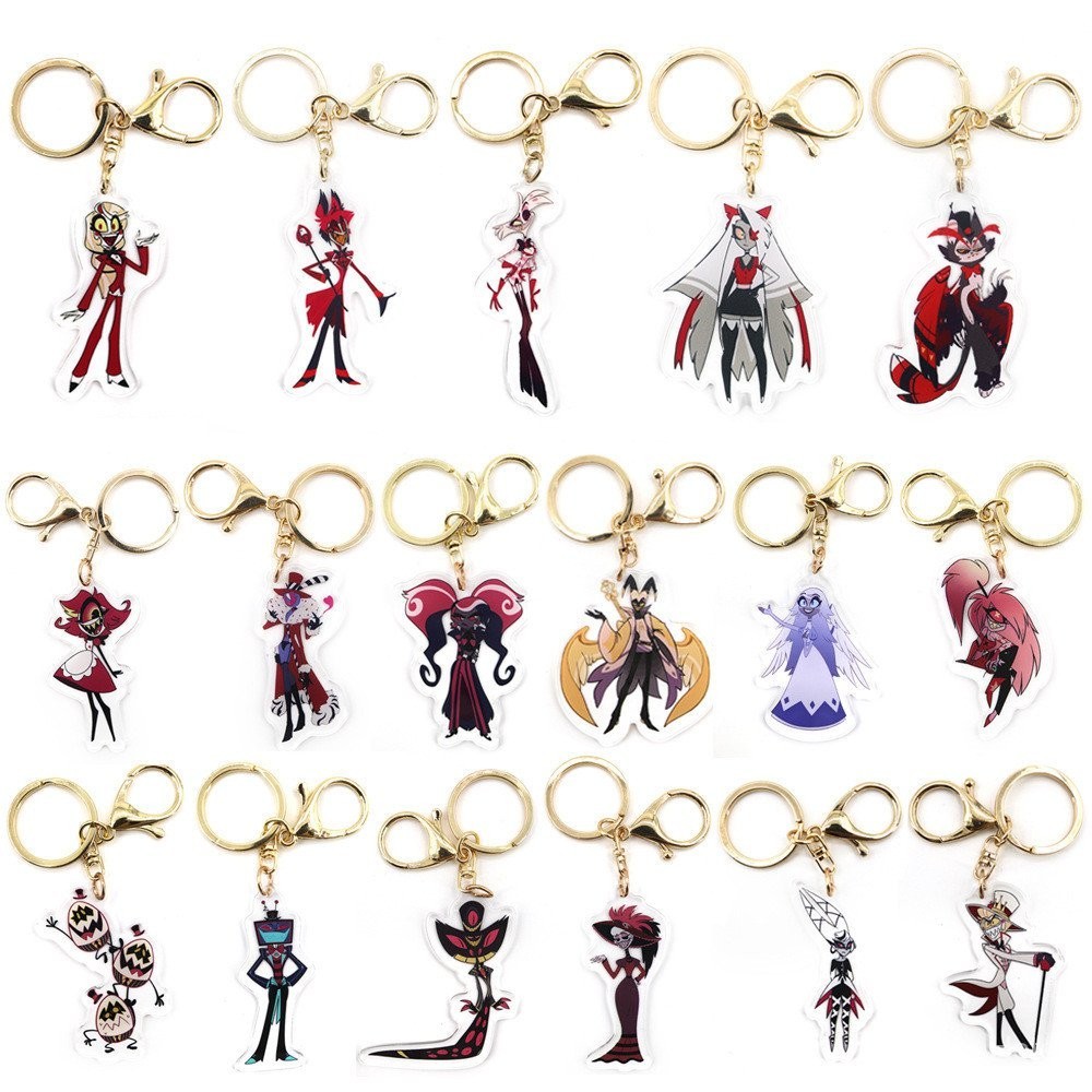 【Customized】Hazbin Hotel Lucifer Anime Surrounding Acrylic Keychain ...