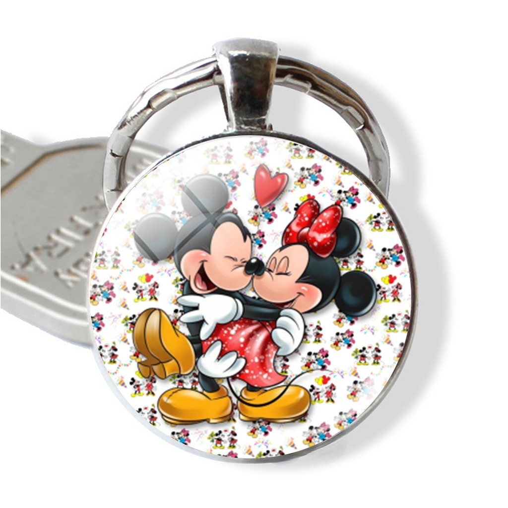 25mm Authorized Disney Mickey Mouse Keychain With A Trendy Fashion ...